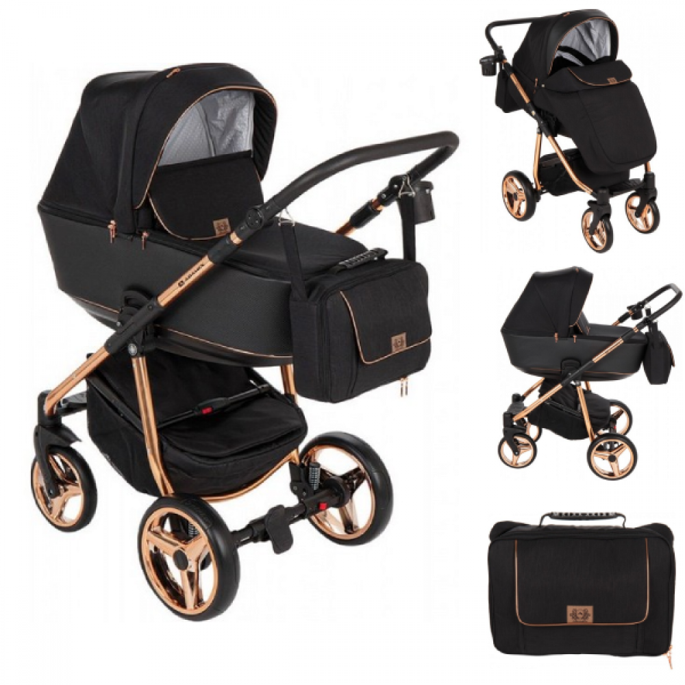 ADAMEX Reggio Special Edition - Бебешка количка 3 в 1 - SB/Y-302 - BG ...